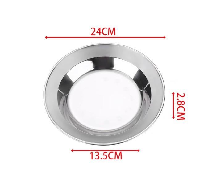 Jual PIRING STAINLESS / LOYANG STAINLESS BULAT - 3PC STEEL 24CM - Kota ...