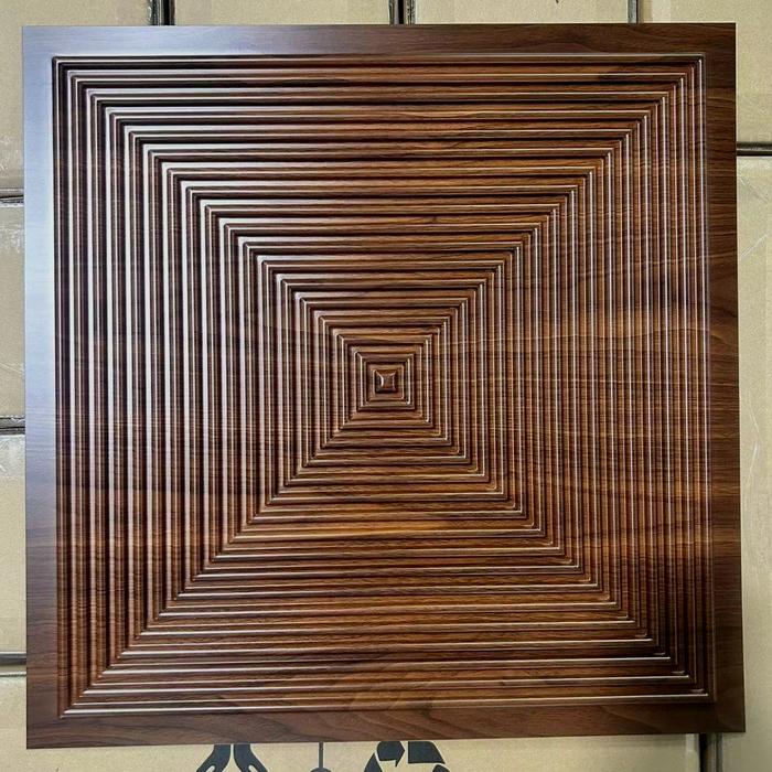 Jual Kisi Kisi WOODEN PREMIUM 3D WALLPANEL Wall Panel PVC 50cm Plastik ...