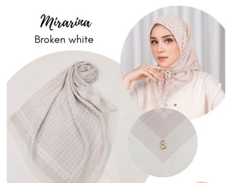 Jual § Hijab Buttonscarves Motif Mirarina Series BS Mirror Jilbab Motif ...