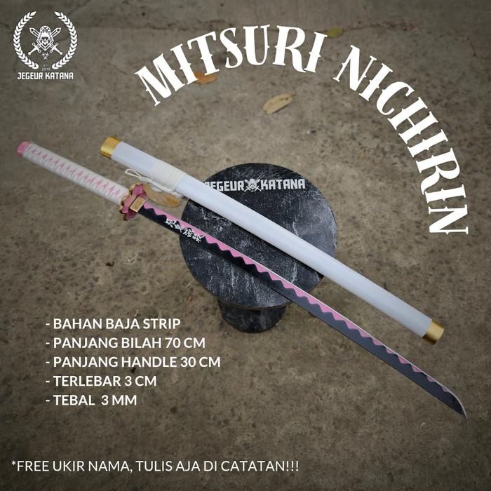 Jual KATANA MITSURI NICHIRIN WHITE 1 METER TEBAL 3MM - Kab. Sukabumi ...
