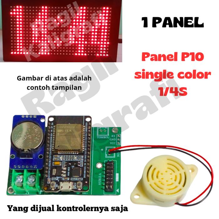 Jual Kontroller timer P10 - kontroler stopwatch detik - kontroler ...