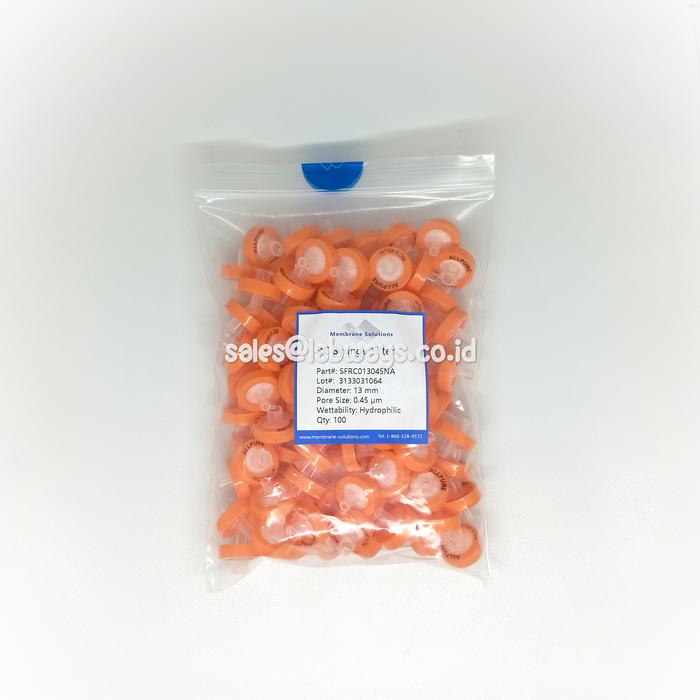 Jual RC Syringe Filter 0.45 um 13 mm Regenerated Cellulose Syringe ...