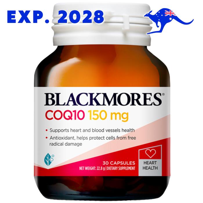 Jual Blackmores CoQ10 150mg 125 30 Capsules 150 mg / Super Strength ...