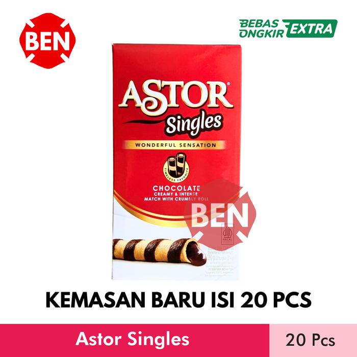 Jual Astor Singles 1 Pak Box 12 Pcs 18g 18gr - Stick Chocolate Coklat ...