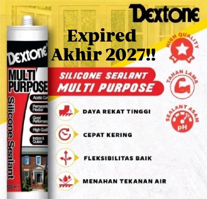 Jual Lem Sealant Botol Brown Dextone / Lem Kaca Coklat Dexton / - Clear ...