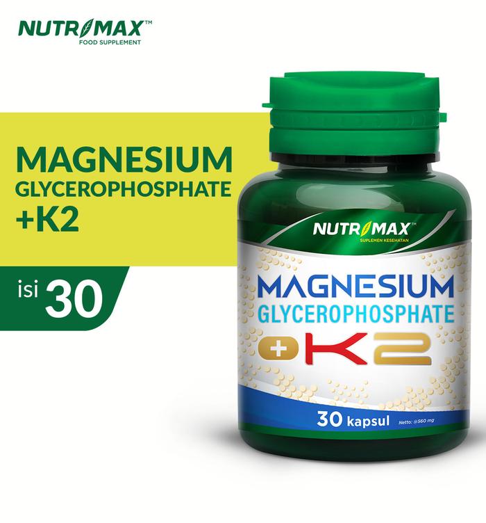 Promo Nutrimax Vitamin Magnesium Glycerophosphate + K2 Mengandung ...