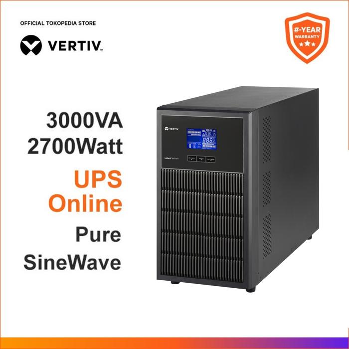 Promo UPS 3000VA 2700W Vertiv UPS Online Liebert GXT MTPLUS CX UPS 3kva Cicil 0% 3x - Jakarta ...
