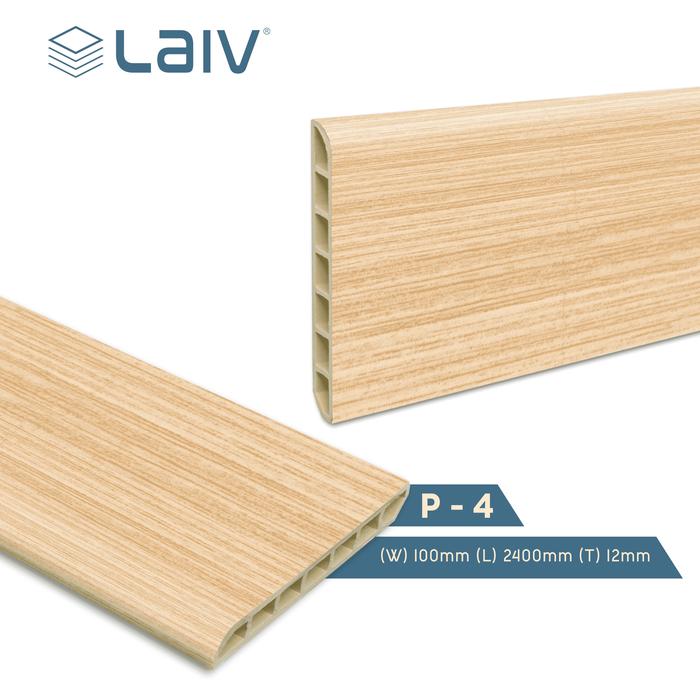 Promo LAIV List Plint Lantai WPC 10cm Lis Tembok Parkit Plank WPC ...