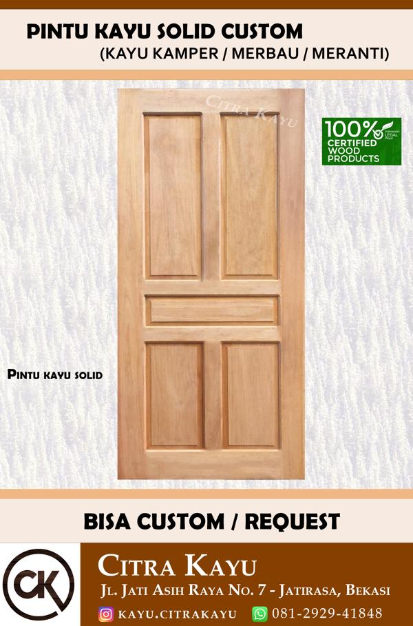Jual PINTU KAYU Kamper / Meranti / Merbau - Meranti - Kota Bekasi ...