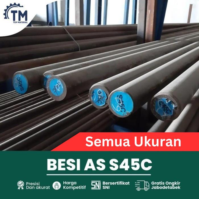 Jual Besi AS S45C Diamater 19mm 20mm 22mm 25mm 28mm x Panjang 6 Meter ...