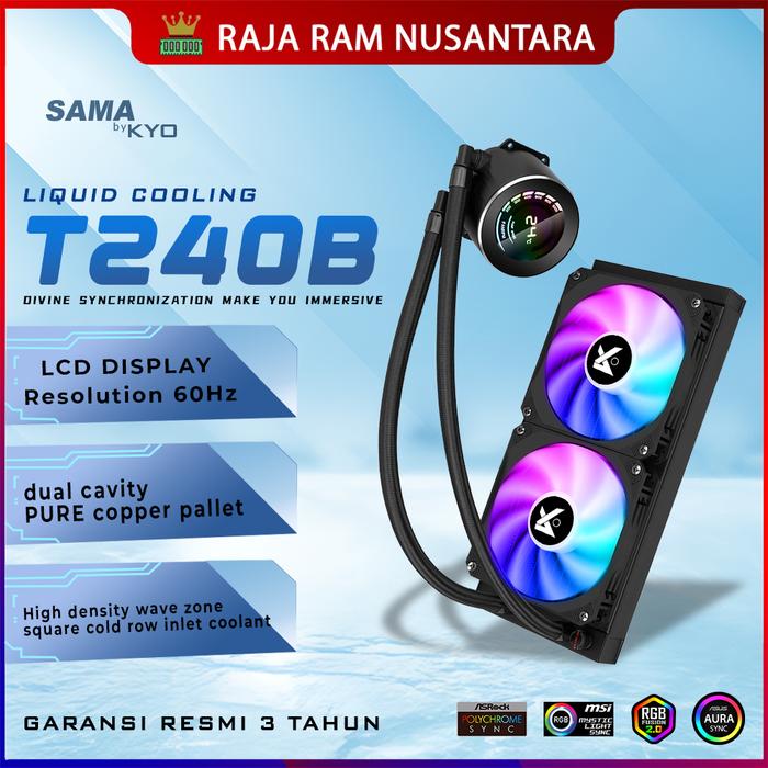 Jual KYO SAMA T240B ARGB AIO Liquid Cooling 240mm AIO 240 GARANSI RESMI ...