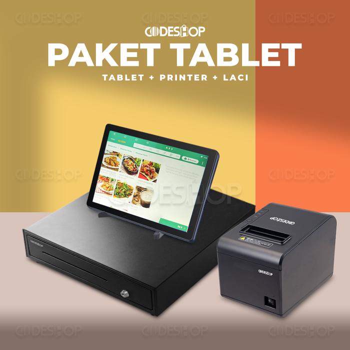 Jual Paket Kasir Tablet Samsung Galaxy Tab A9 Printer Thermal 80mm Cash ...