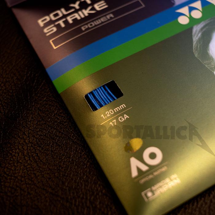 Jual Senar Tenis / Tennis String Yonex Polytour Strike 120 - COOL BLACK ...