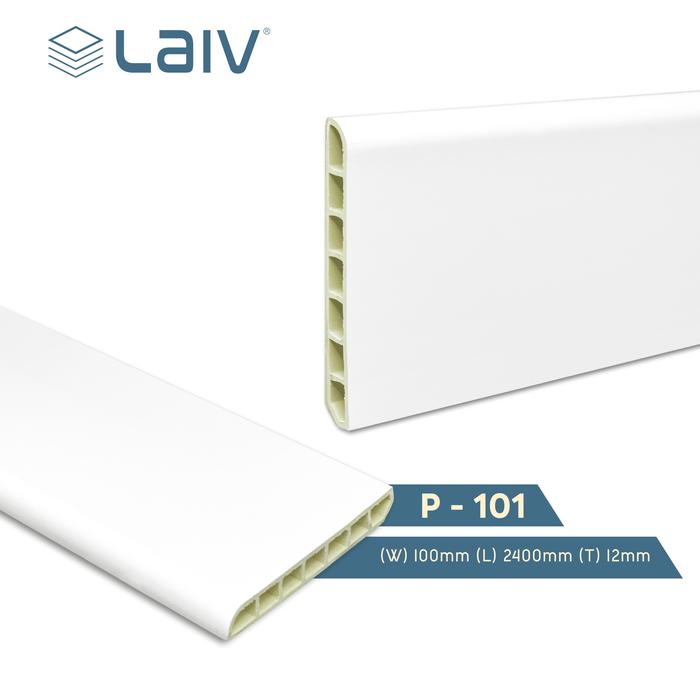 Promo LAIV List Plint Lantai WPC 10CM Lis Tembok Parkit Plank WPC ...