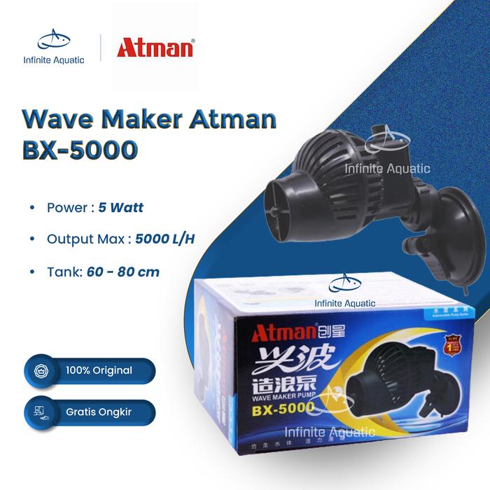 Jual Atman Wave Maker BX-5000 5000 L/H Pembuat Ombak Arus High Quality ...