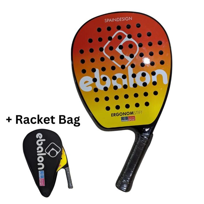 Jual Smart Padel Racket EBALON Padelball Raket Padle Carbon Fiberglass ...