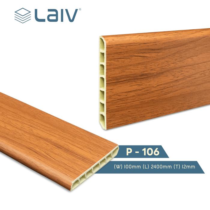 Promo LAIV List Plint Lantai WPC 10CM Lis Tembok Parkit Plank WPC ...