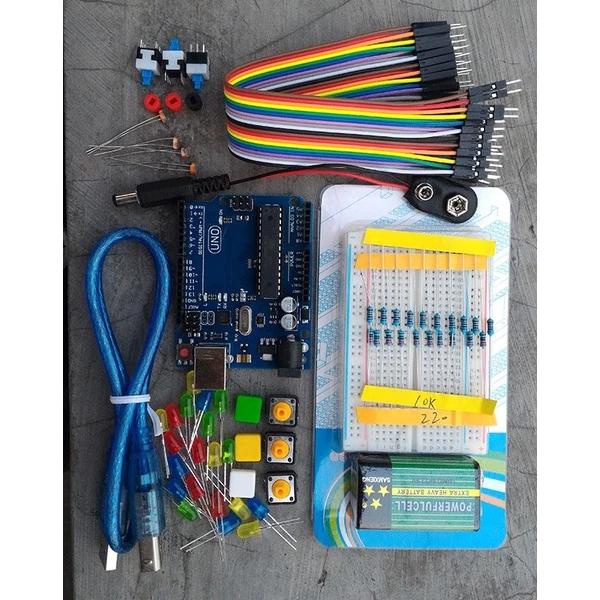 Jual Uno R3 Kit Versi 2 Arduino Uno Compatible Kota Surabaya Akhishop Electronics Tokopedia