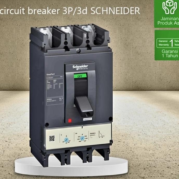 Jual MCCB CVS400F 3P 400A 36KA TM400D NEW GENERATION COMPACT SCHNEIDER ORIGINAL REF - LV540306 ...
