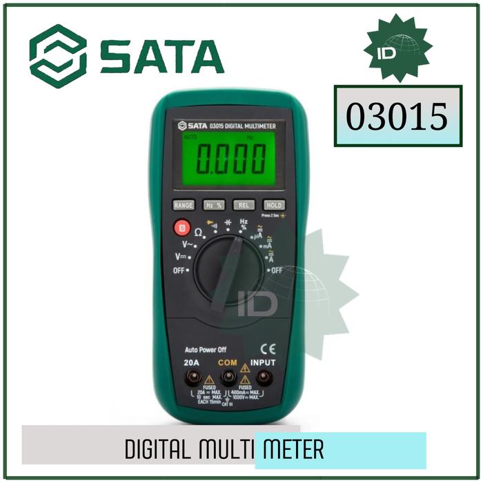Jual Pengukuran Arus Listrik Digital 03015 Digital Multimeter Sata ...