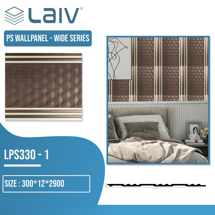 Promo LAIV Wallpanel PS Panel Panel Marmer Keramik Kulit Wall Board ...