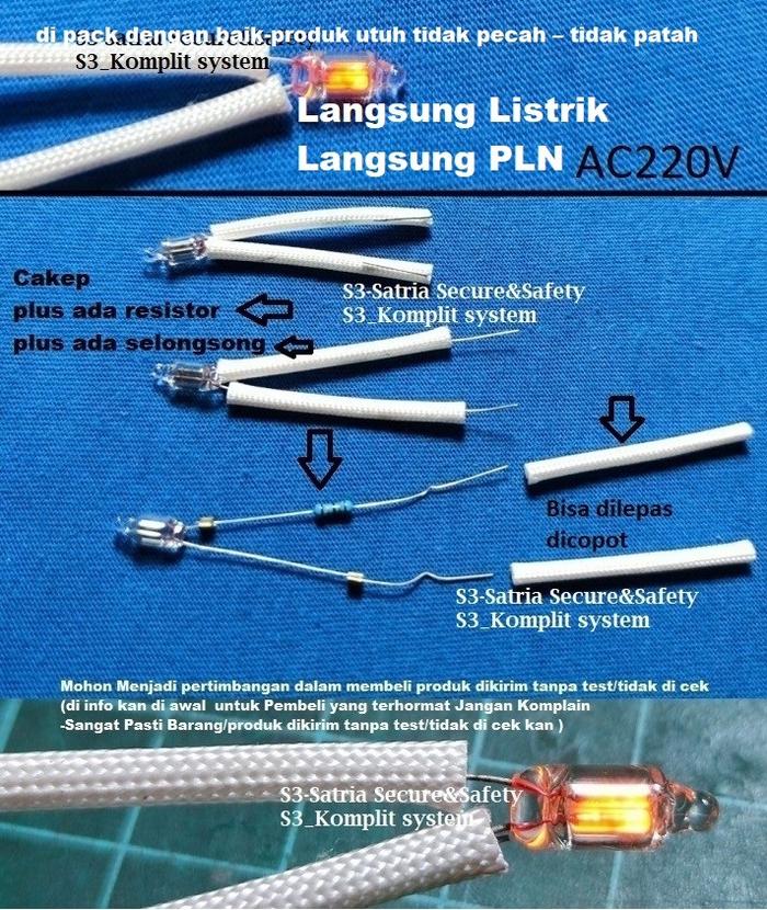 Jual bagus Led Lampu Neon Mini ada bungkus selongsong sleeve ada ...