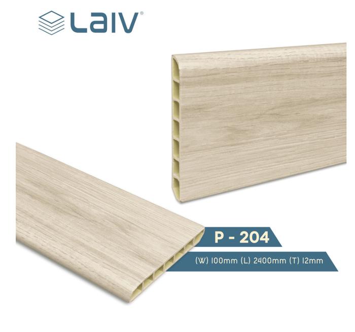 Promo Plint lantai List WPC 10CM Lis Tembok Parkit Plank WPC Skirting ...