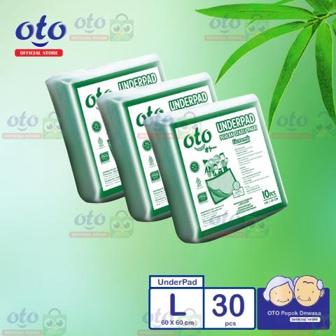 Promo OTO Underpad Perlak Sekali Pakai Alas Pasien 3 Pack ( isi 30 pcs ...