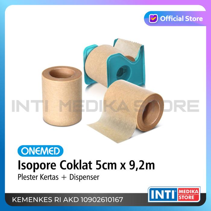 Promo ONEMED - Plester Luka ISOPORE COKLAT 1/2 Inch 1 Inch 2 Inch ...