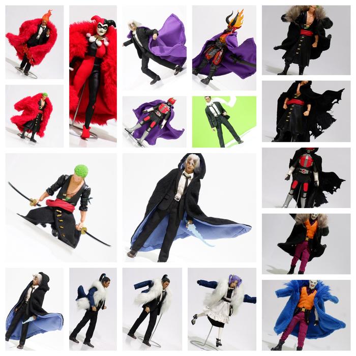 Jual Mantel Jubah Custom Wired Cape Marvel Legends MoonKnight Mezco ...