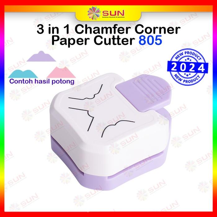 Jual Round Corner Cutter 3 in 1 Pemotong Sudut Corner Puncher Rounder ...