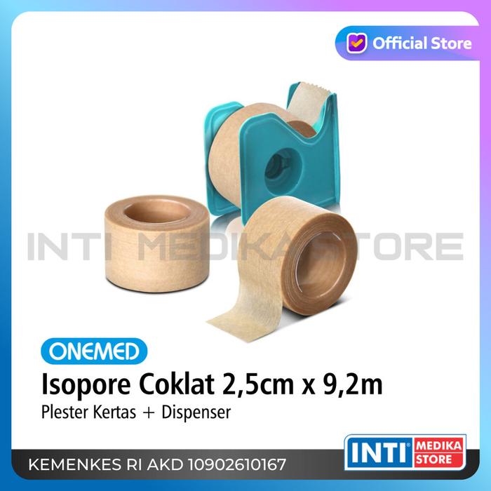 Promo ONEMED - Plester Luka ISOPORE COKLAT 1/2 Inch 1 Inch 2 Inch ...