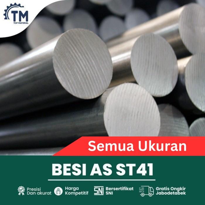 Jual Besi AS ST41 Diamater 31mm 35mm 38mm 44mm x Panjang 6 Meter / 600 ...