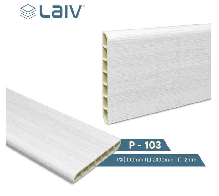 Jual Plint lantai List WPC 10CM Lis Tembok Parkit Plank WPC Skirting List Lantai Vinyl SPC LAIV ...