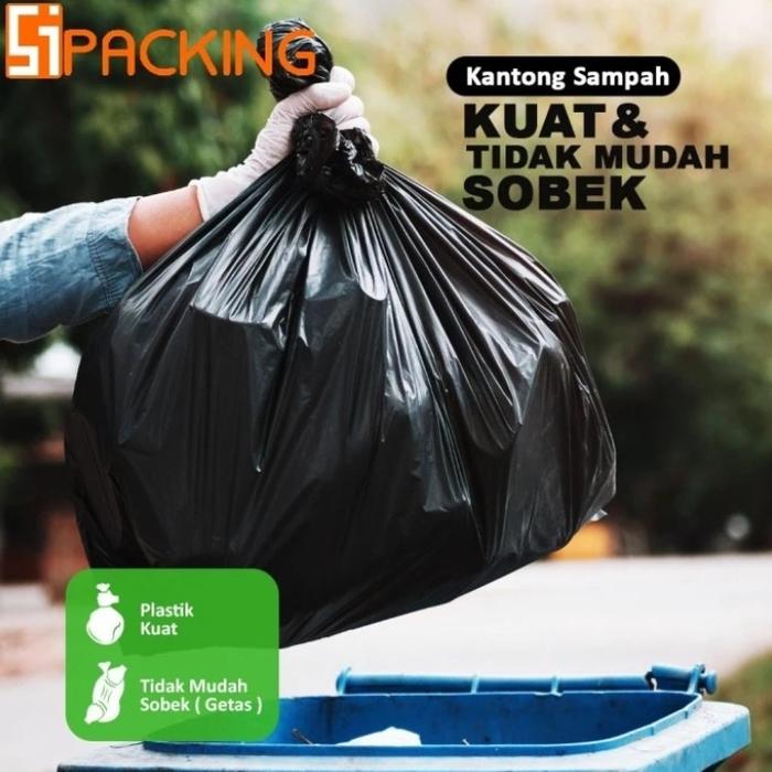 Jual Kantong sampah hitam-kantong plastik sampah-TRASH BAG - MATTE DOFF ...
