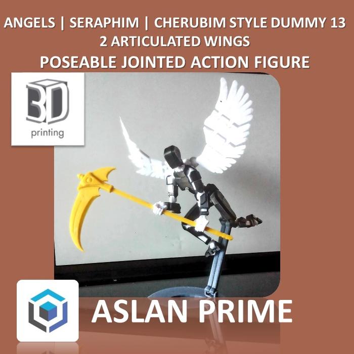 Jual DUMMY 13 TITAN 13 T13 ANGELS SERAPHIM CHERUBIM 2 ARTICULATED WINGS ...