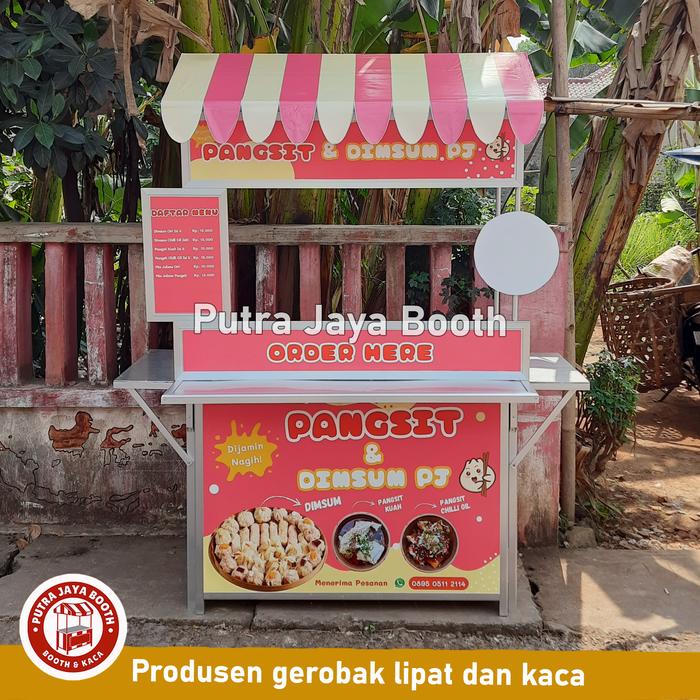Jual Booth Portable | Meja Lipat | Event Desk Full Asesoris dan Stiker ...