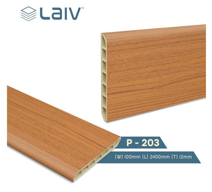 Promo Plint lantai List WPC 10CM Lis Tembok Parkit Plank WPC Skirting ...