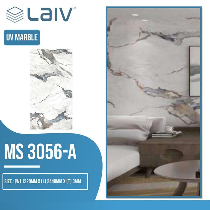 Promo LAIV PVC UV Marble Sheet PVC Board Panel Dinding Marmer Wallboard ...