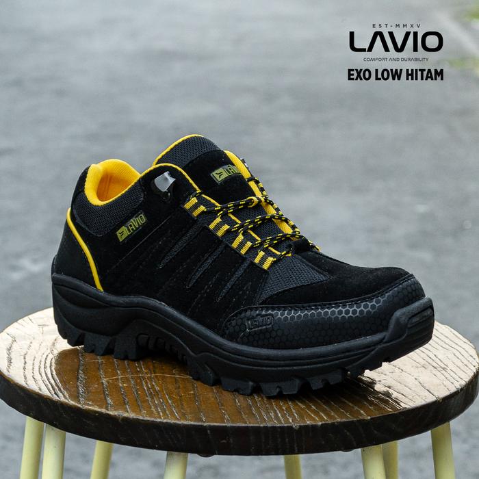 Promo Sepatu Safety Shoes Keren Ujung Besi Kerja Proyek Lavio Exo Low ...