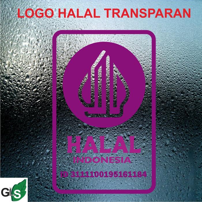Jual Stiker Vinyl TRANSPARAN Logo Halal Indonesia/ Logo Halal Indonesia ...