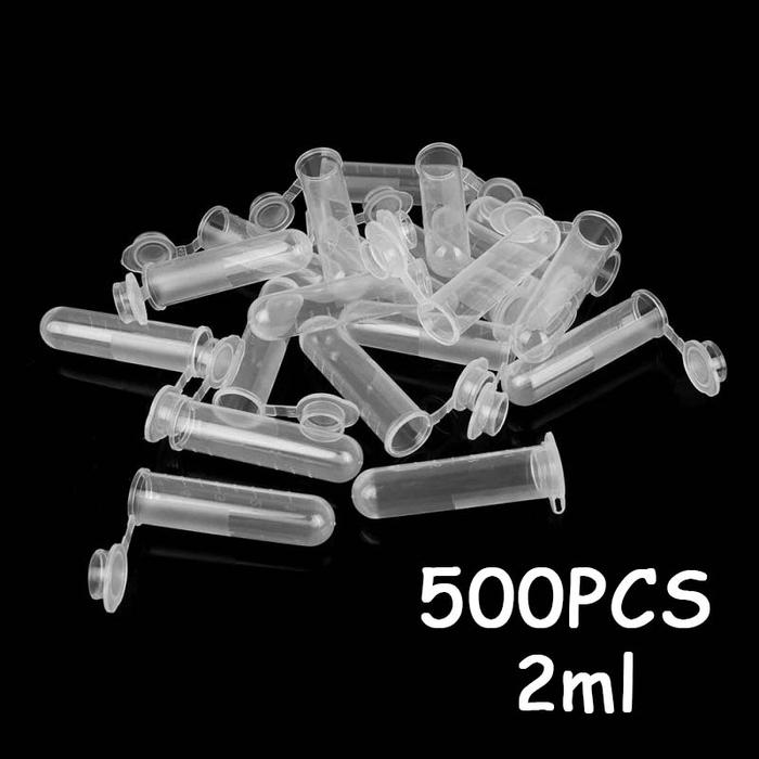 Jual 500pcs PCR Tube 2ml Tabung Sentrifuge Microtube 2ml Tabung ...