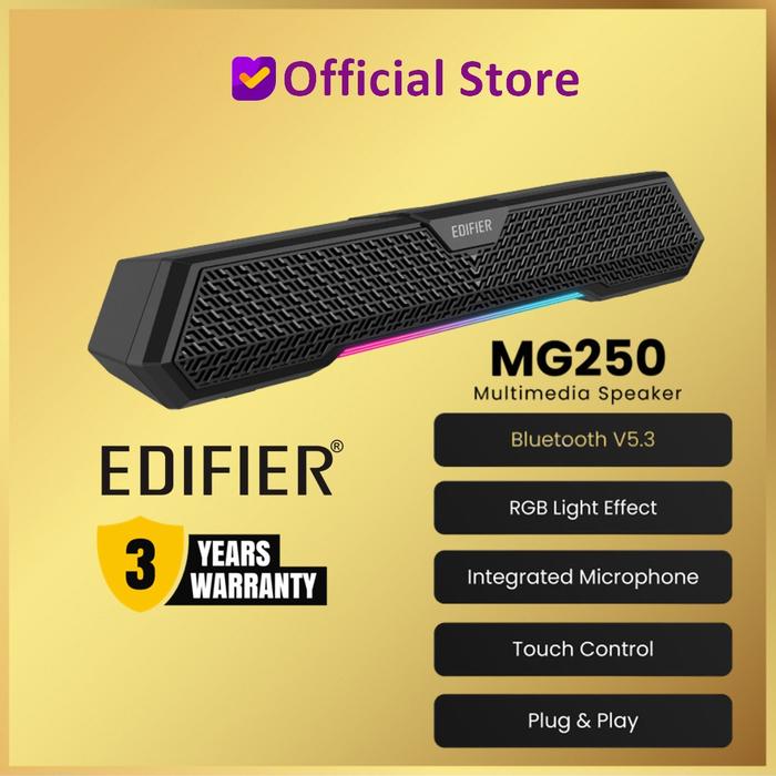 Promo Edifier MG250 MG 250 Multimedia Speaker Soundbar Mini with RGB ...