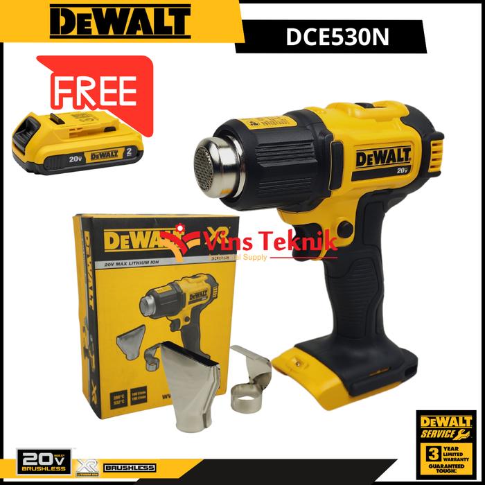 Promo Cordless Hot Gun Pemanas Baterai DCE530N DCE530 20V XR Cicil 0% ...
