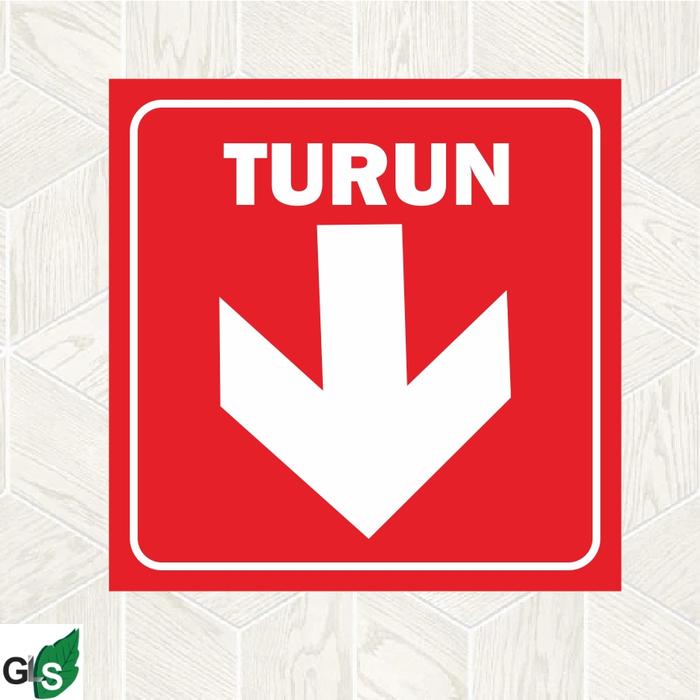 Jual Stiker Vinyl Arah Naik Turun Tangga / Arah Panah Naik Turun Tangga ...