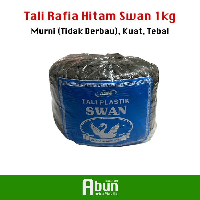 Jual Tali Rafia Hitam Swan Isi 1kg (Murni) - Jakarta Selatan - Abun ...
