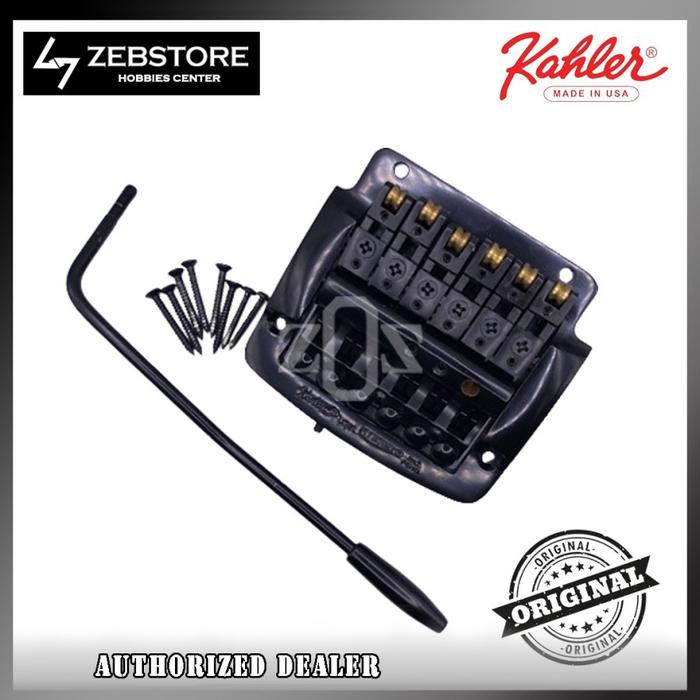 Jual Bridge Tremolo Gitar Guitar Kahler 7300-KX Hybrid Flat Mount Black ...