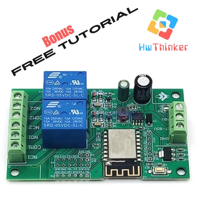 Jual Modul Relay 2 Channel ch 2ch WIFI ESP-12F ESP8266 10A IOT - Kota ...