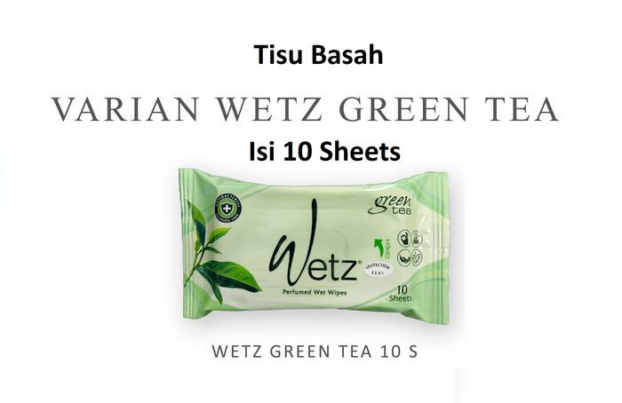 Jual Tisu - Tisu Basah Wetz Green Tea tebal original 100% / wetz tissue ...