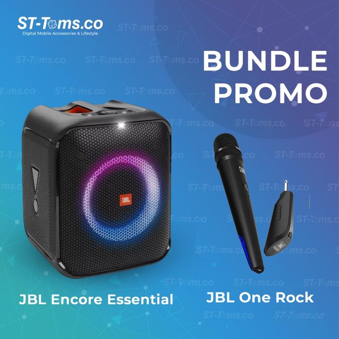 Promo JBL PartyBox Encore 100W Sound Built-in 2 Mic With Dynamic Light Show - + JBL Rock One ...